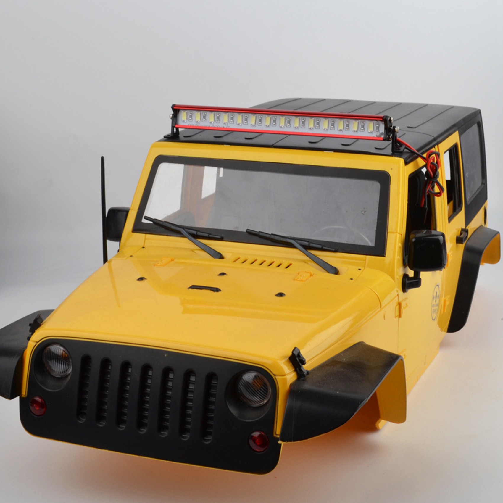 1/10 RC Simulation Climbing Car Lights Roof Lights 14 LED Black ...
